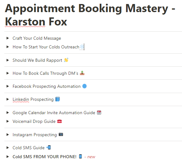 Karston Fox – Appointment Booking Mastery Download - WSOZONE
