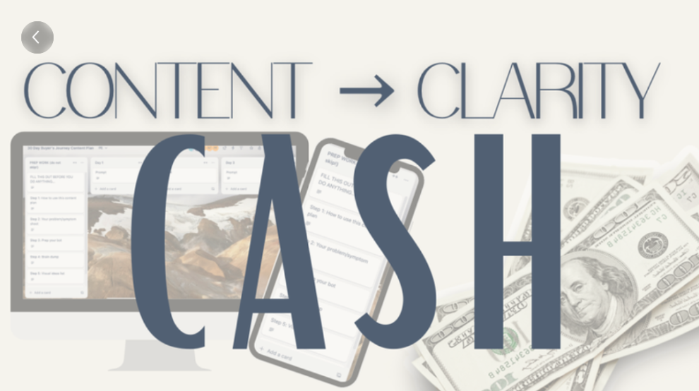 Morgan Alexis – Content Clarity Cash 30 Day Content Plan Download - WSOZONE